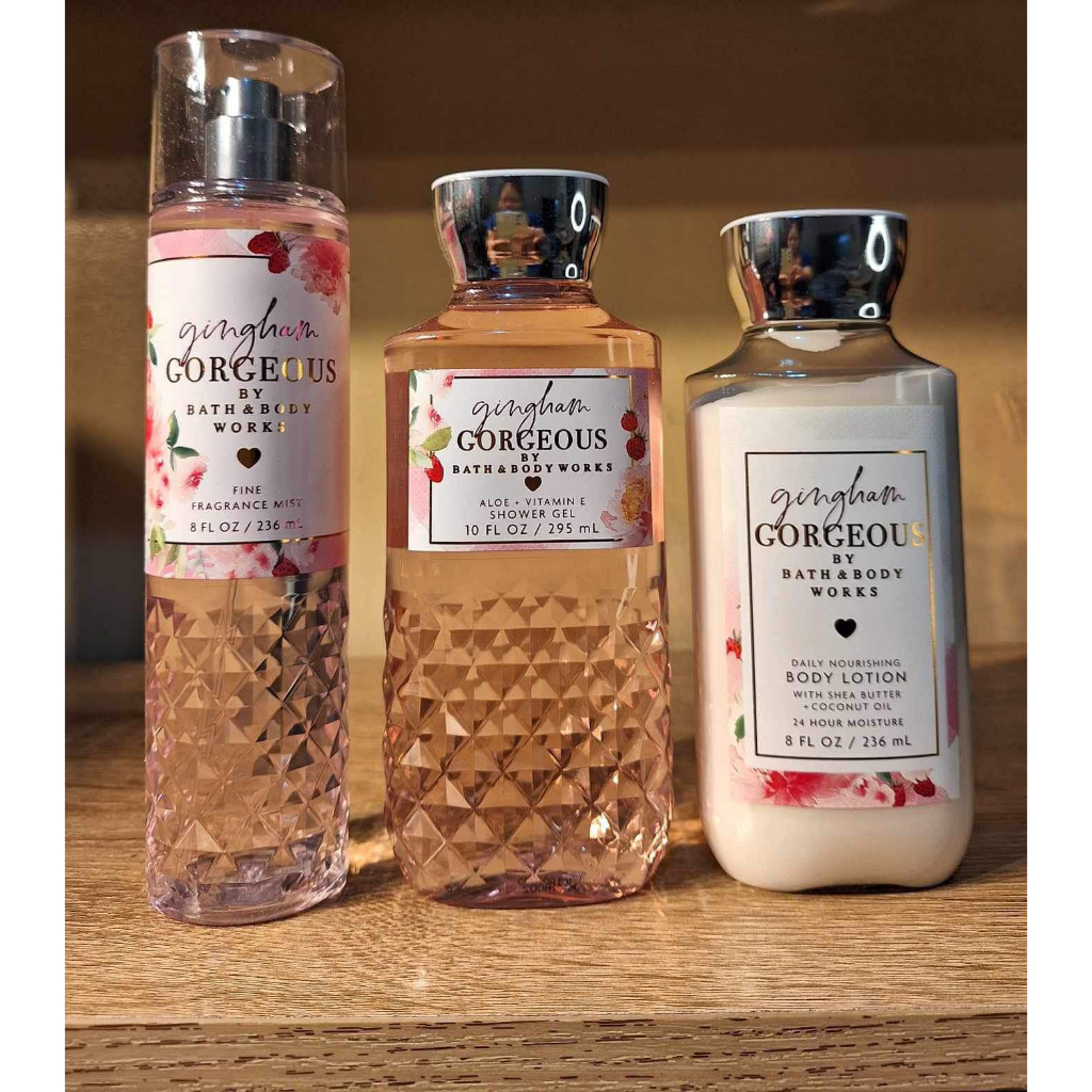 Gingham Gorgeous Mist/Lotion/Shower Gel/ Body Cream/Full Size/ Travel ...