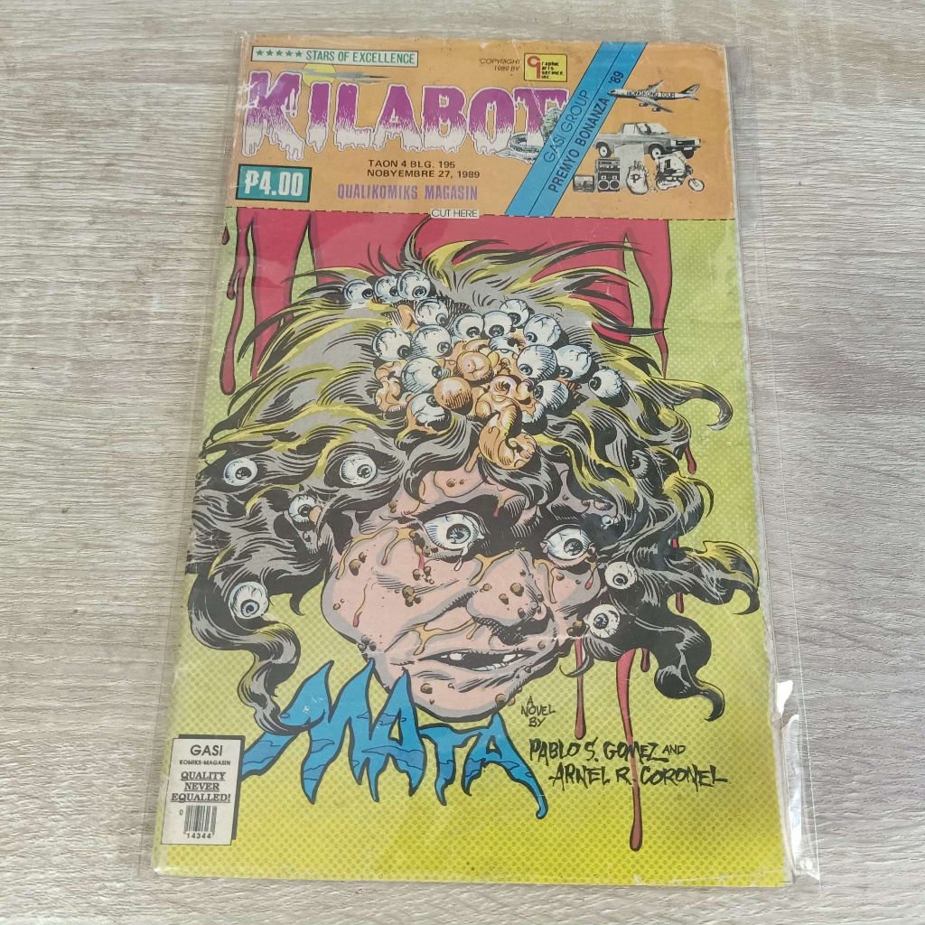 Kilabot #195 - Nobyembre 22, 1989 (vintage tagalog horror komiks) komik ...