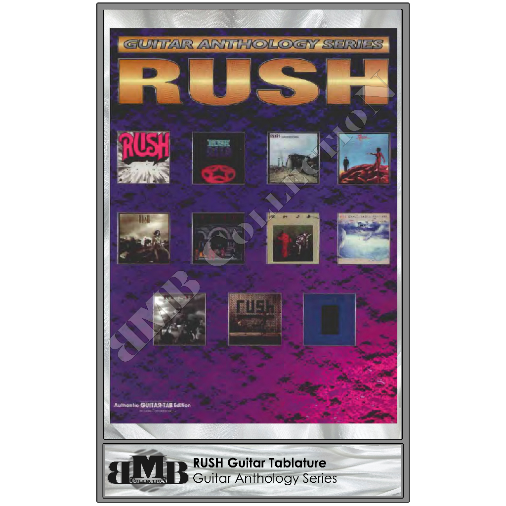 Guitar Tablature Rush Guitar Anthology Series | Shopee Philippines