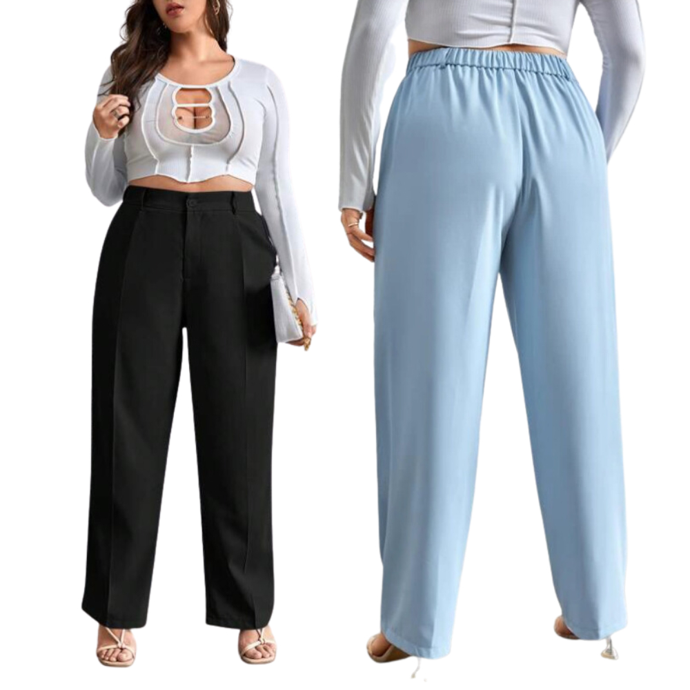 Plus Size Trouser Slacks Pants 32-34 Straight Cut #0721 | Shopee ...