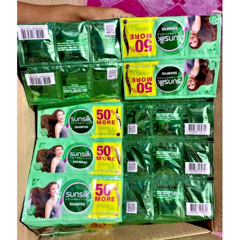 Sunsilk Shampoo trio 15ml sachet 12pcs | Shopee Philippines