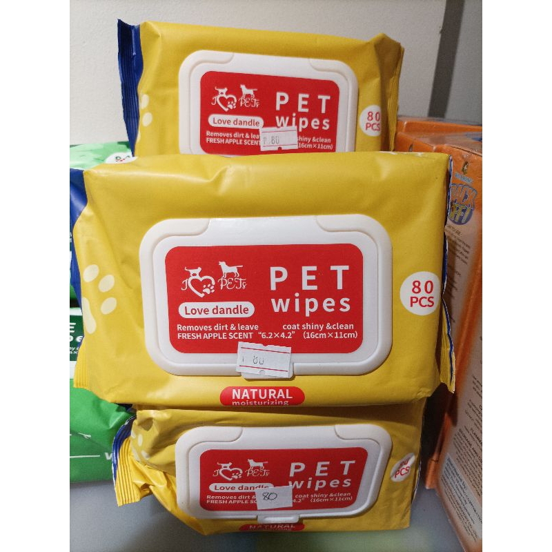 I love pets wet wipes 80pcs | Shopee Philippines
