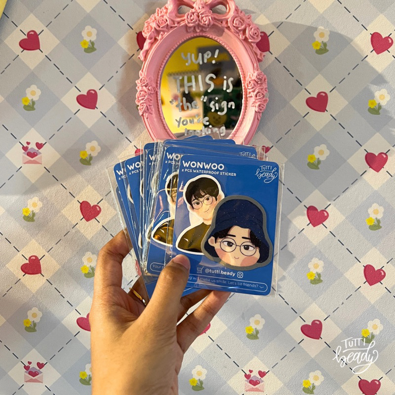 Seventeen Wonwoo • Fanart Waterproof Vinyl Laminated Sticker [tutti ...