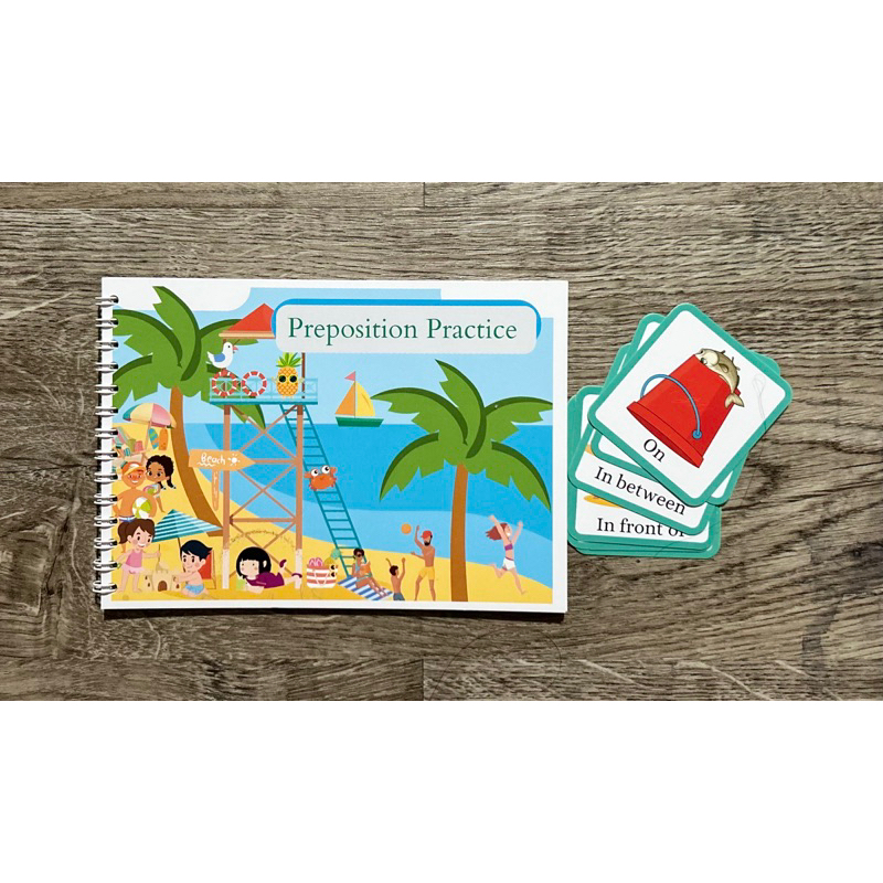 Preposition Practice Notebook, Speech therapy Preposition Practice ...