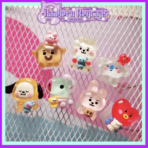 BTS KPOP Transparent Keycaps | Shopee Philippines