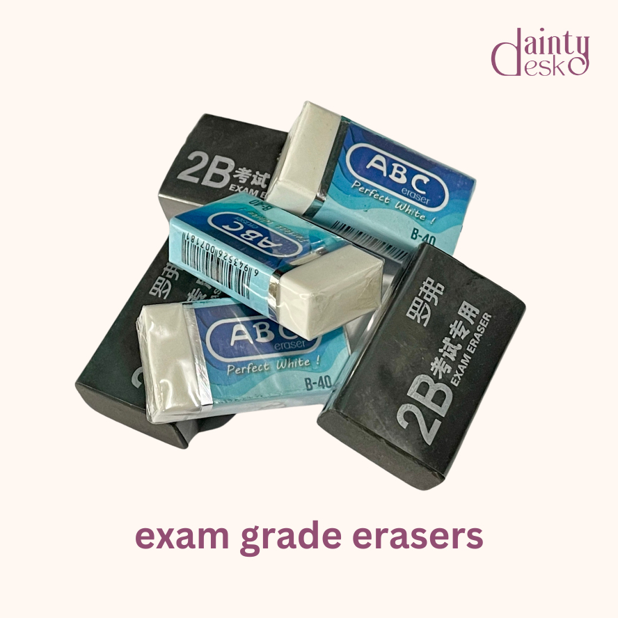 Exam Grade Erasers (2B/4B) | Shopee Philippines