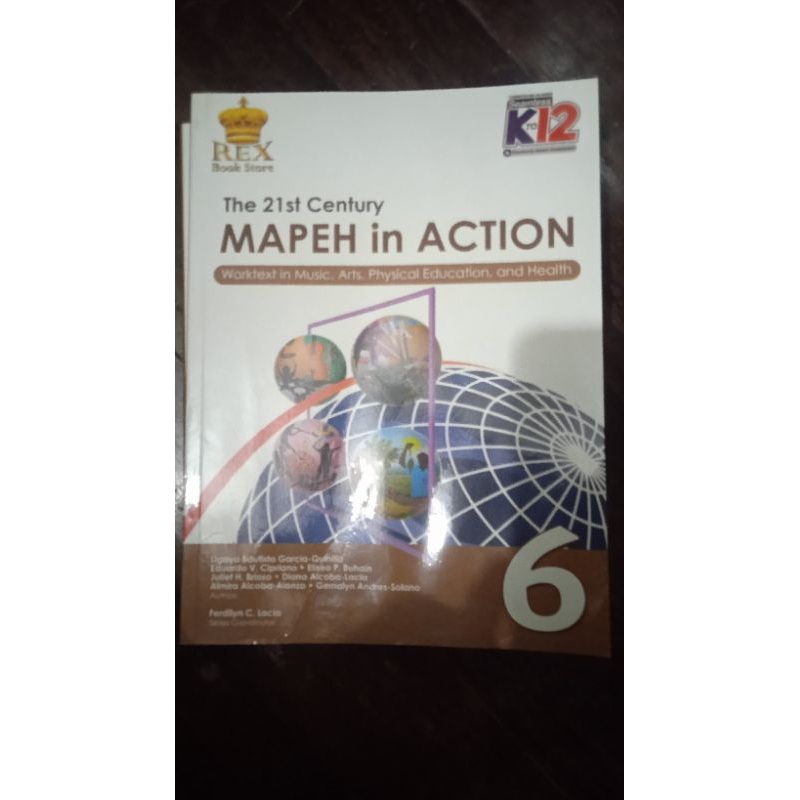 the 21 century mapeh in action grade 6 (slightly use | Shopee Philippines