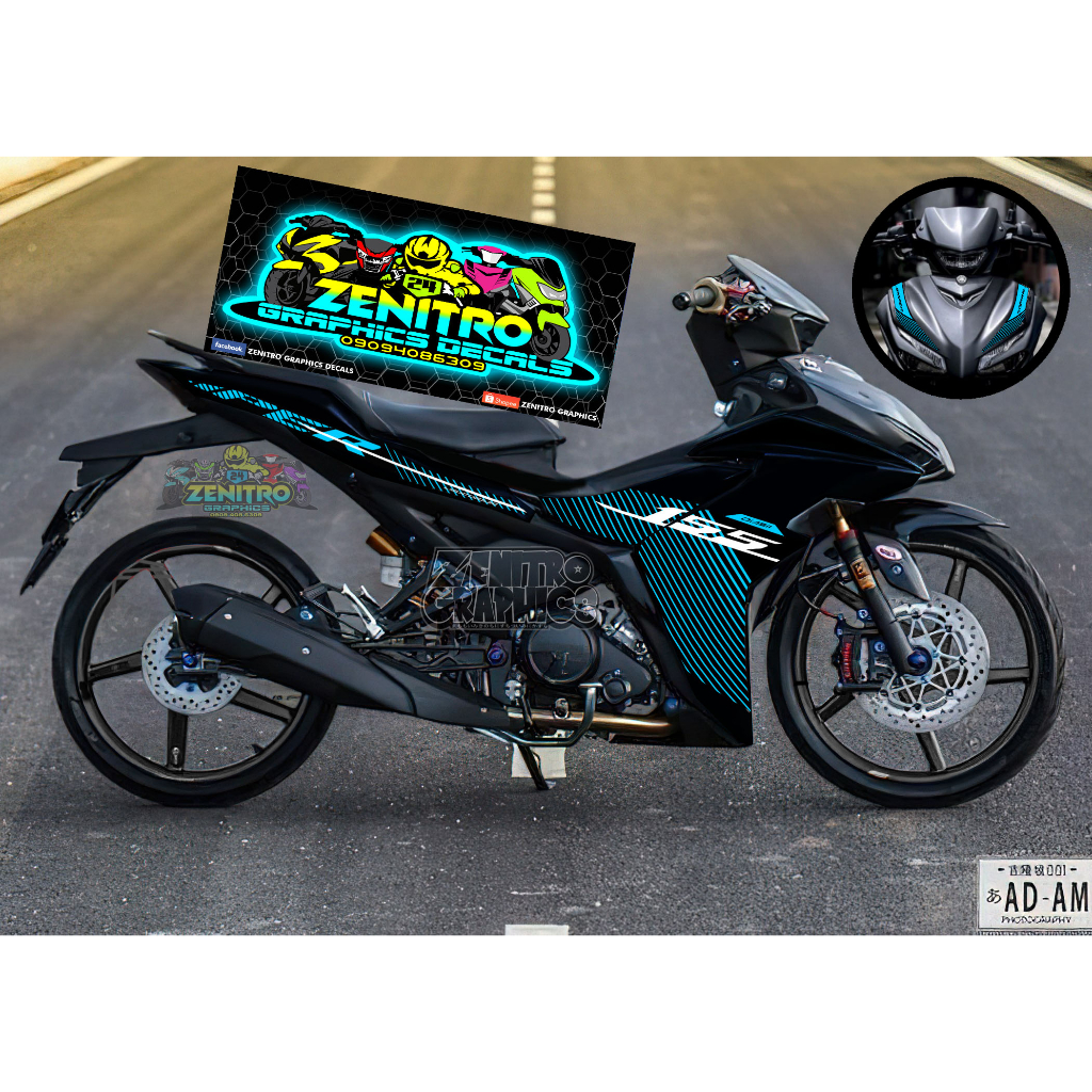 SNIPER 155 LINING DECALS FOR (ZENITRO GRAHICS DECALS) | Shopee Philippines