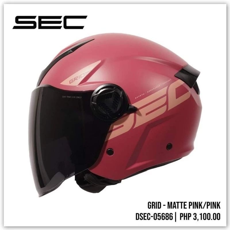 Sec Grid & Tempo Half face Helmet | Shopee Philippines