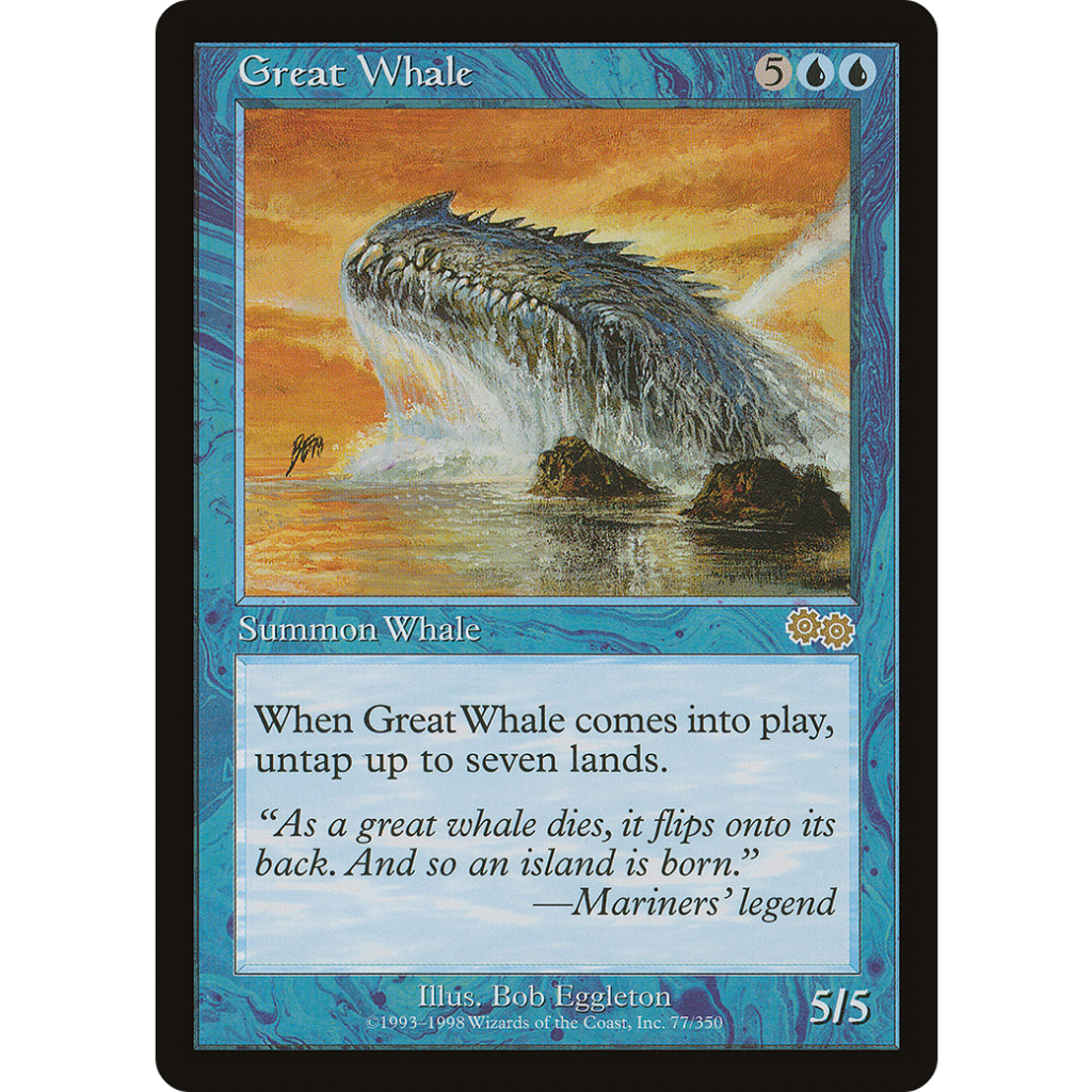 Great Whale usg-77 MTG Top Rated Proxy MTG Proxy | Shopee Philippines