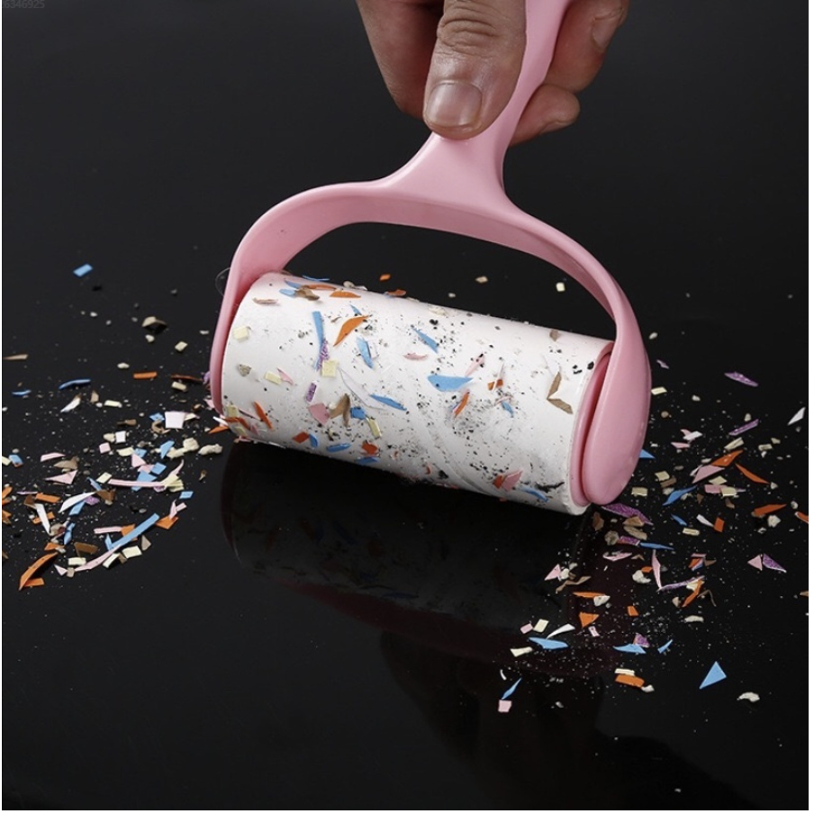 Clothing Sticky Roller Sticky Dust Paper Tearable Adhesive Brush ...