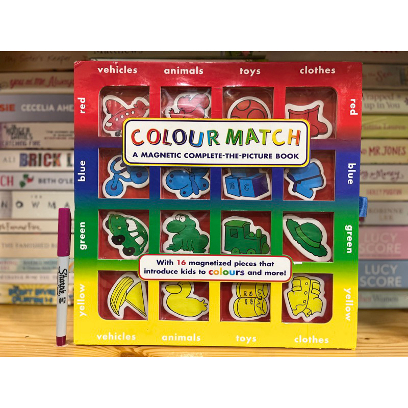 Colour Match A Magnetic Complete The Picture Book Interactive Children ...