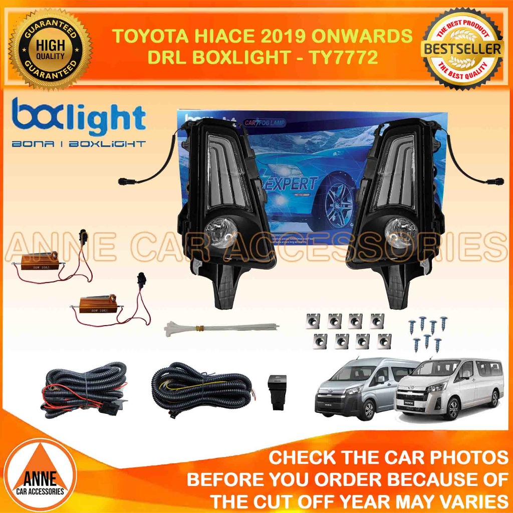 Fog Lamp / Fog Light Toyota Hiace 2019 Onwards Foglight Set / Foglamp ...