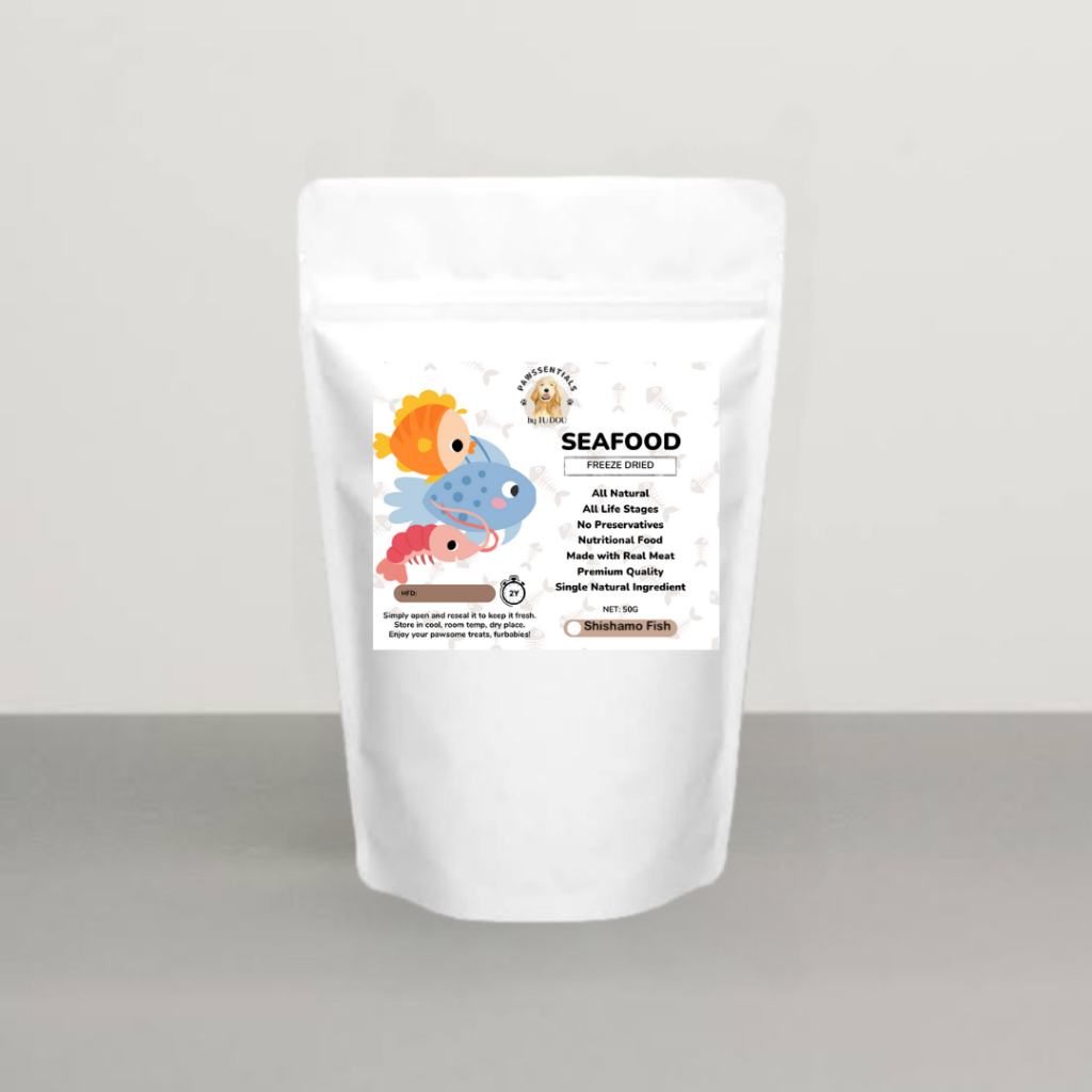 Pawssentials by Tudou Freeze Dried SHISHAMO FISH Food Topper Dog and ...