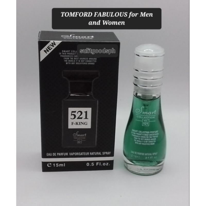 SMART COLLECTION PERFUME NO. 521 FOR MEN AND WOMEN 15 ML EDP | Shopee ...
