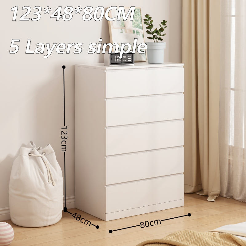 IKAE 5 Layer Megabox Chest Drawer 4 Layer Wood Drawer Cabinet Organizer ...