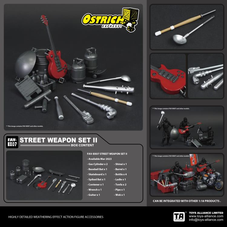 ACID RAIN OSTRICH EXPRESS FAV-BX07 Street Weapon Set II | Shopee ...