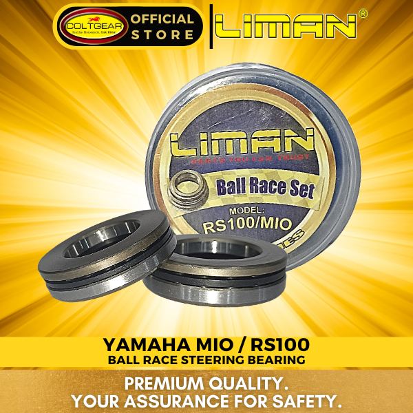 LIMAN Steering Bearing / Ball Race Set for Yamaha Mio Sporty / RS100 ...