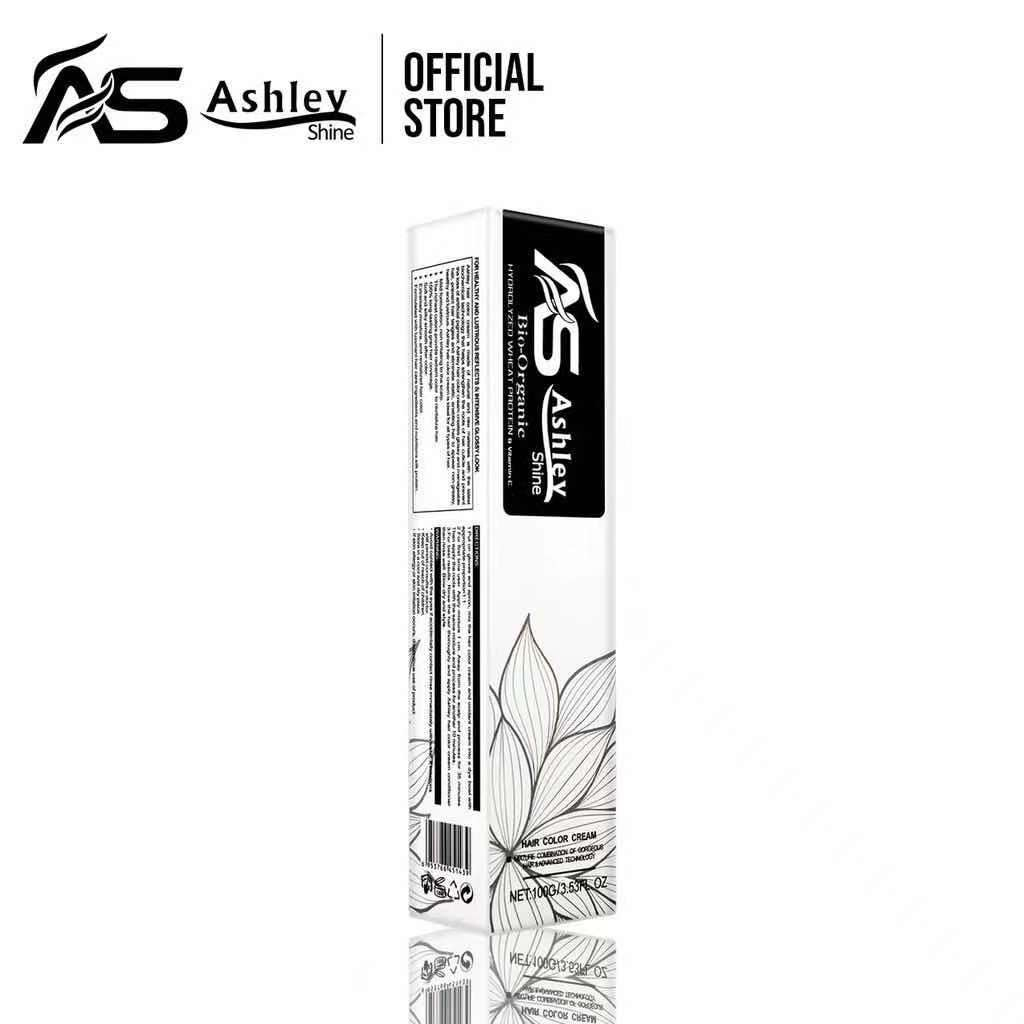 ASHLEY SHINE BIO ORGANIC HAIR COLOR 8/11 LIGHT GRAY (100ML) | Shopee ...