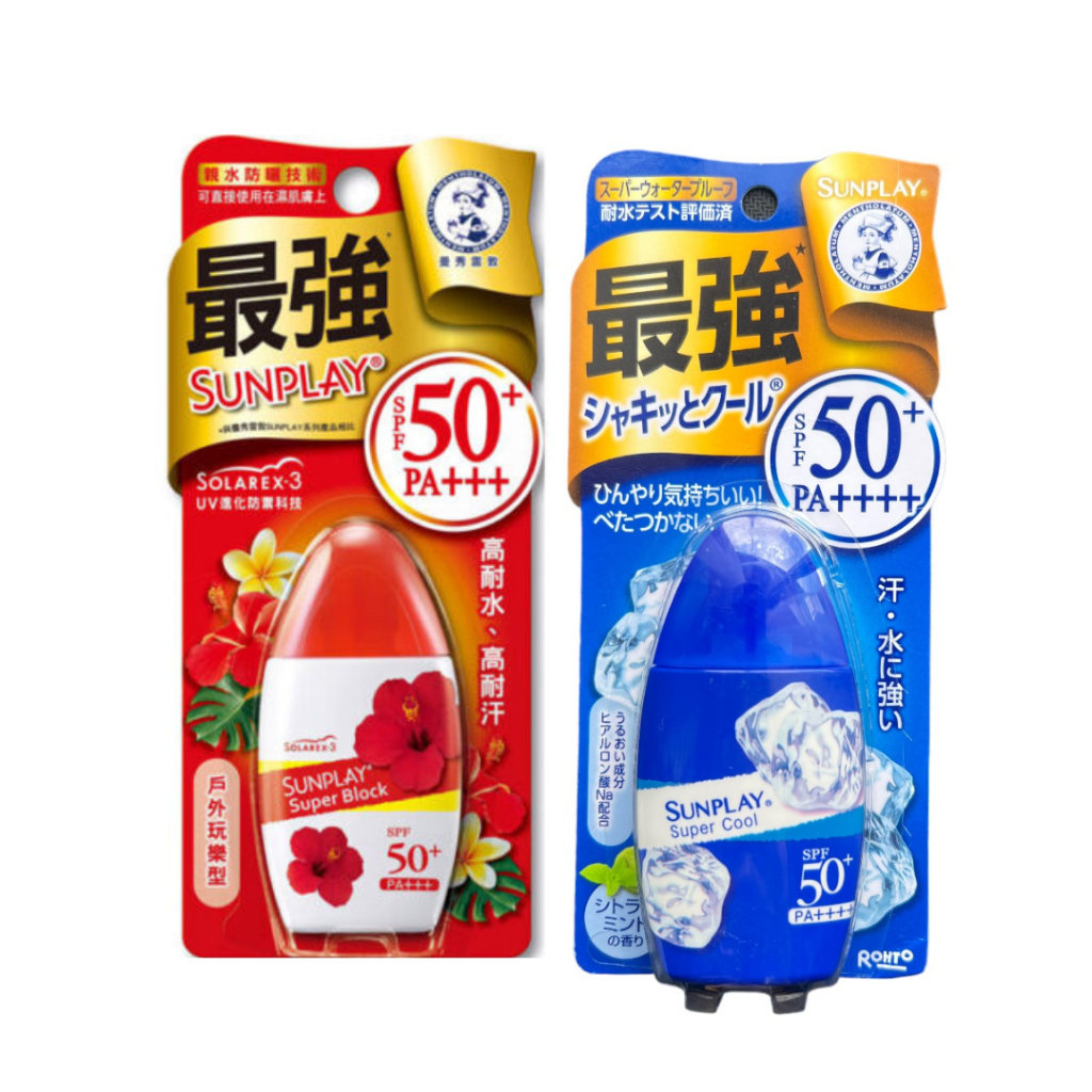 JAPAN Rohto Mentholatum Sunplay Super Block SPF 50+ PA ++++ 30g ...