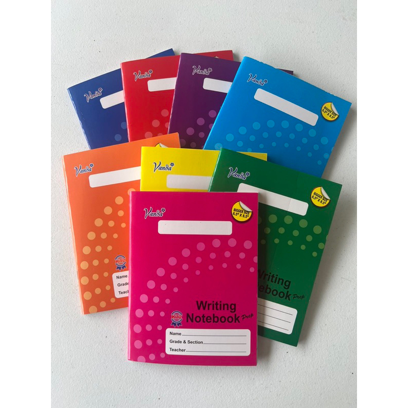 Vanda Prep Writing Notebook Color Coded | Shopee Philippines