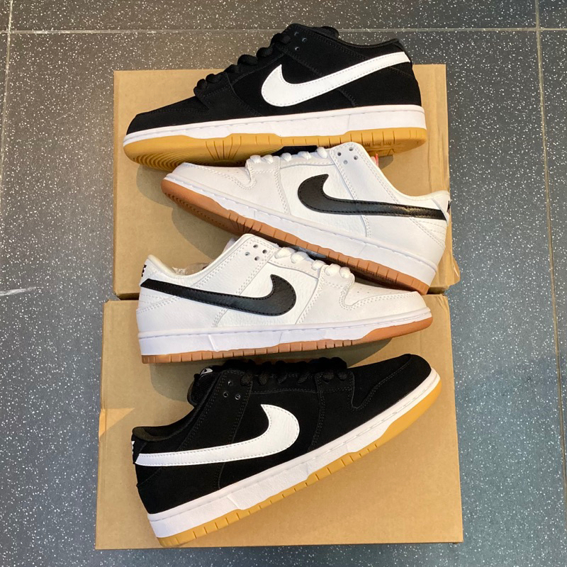 SB Dunk Low White&Black Gum w/ Extra Lace for Men&Women by Xian Kicks ...