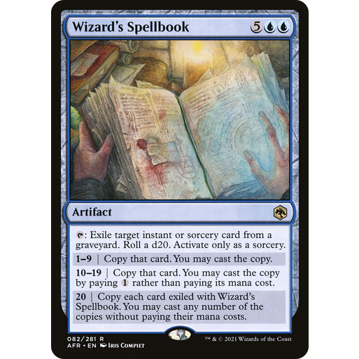 Wizard's Spellbook - Adventures in the Forgotten Realms (AFR) | Shopee ...