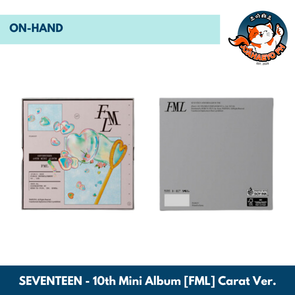 [ON-HAND] SEVENTEEN - FML CARAT VERSION ALBUM (UNSEALED POOLED & SEALED ...