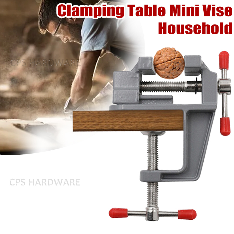 30mm Mini Aluminum Alloy DIY Jaw Bench Clamp Drill Press Vice Micro ...