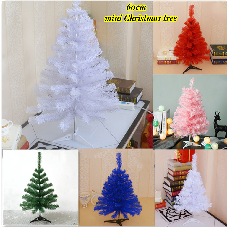 Mini Christmas tree 60CM desktop counter Christmas decoration PVC ...