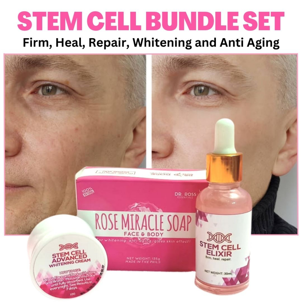 BUNDLE SET OF STEM CELL ELIXIR TO PREVENT WRINKLES, PIMPLE AND MELASMA ...