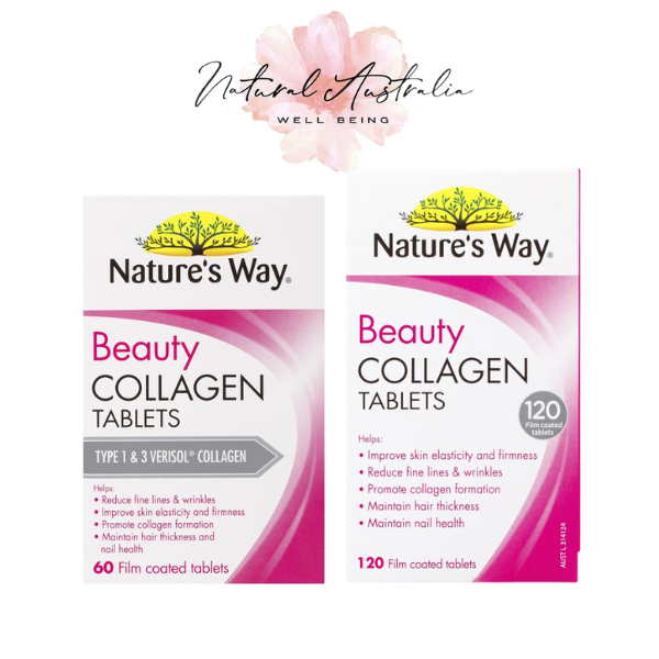 Nature's Way Beauty Verisol Collagen 60 120 Film Coated Tablets ...