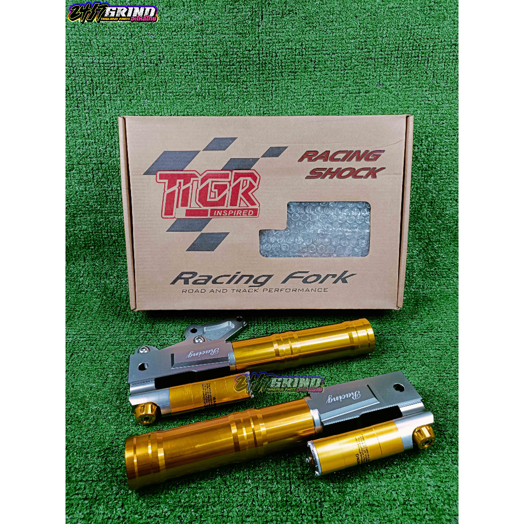SUZUKI RAIDER 150 TTGR RACING FRONT SHOCK OUTTER TUBE ONLY GOLD MADE IN ...