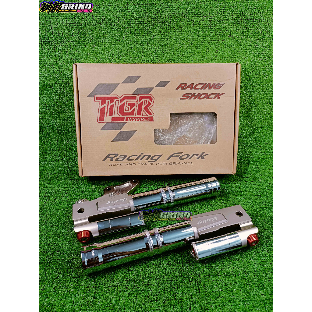 SUZUKI RAIDER 150 TTGR RACING FRONT SHOCK OUTTER TUBE ONLY CHROME MADE ...