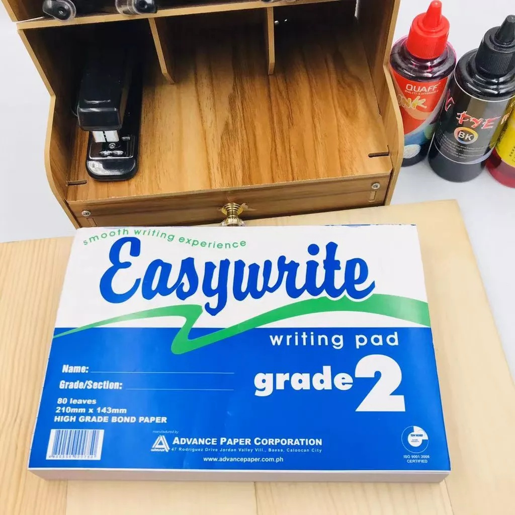 Easywrite Writing Pad Paper Grade 1-4, 1/2 Crosswise Quiz Pad and ...