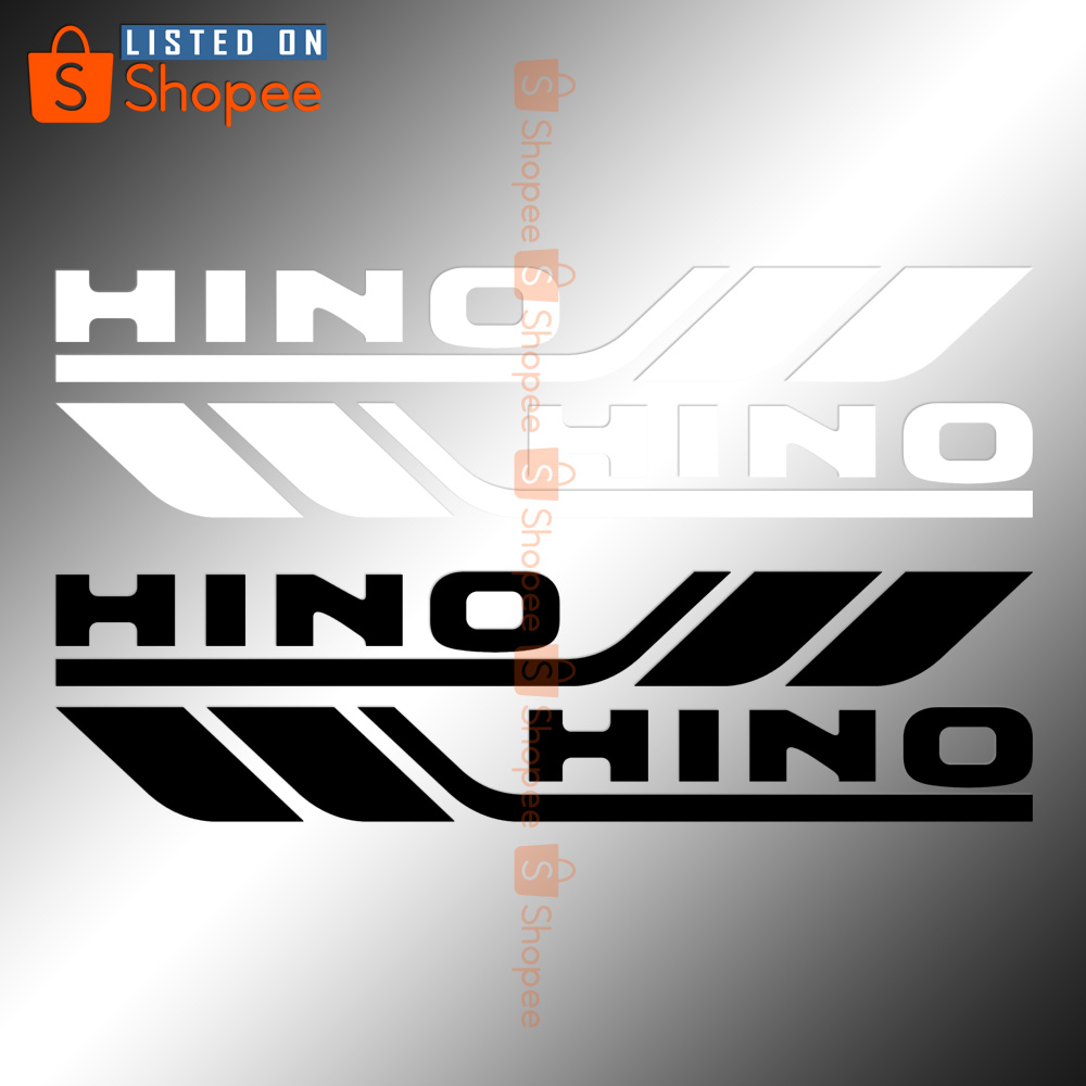 Stickers | 2x Hino Trucks | Decals | Stripes | Vinyl Weather Proof | 7 ...