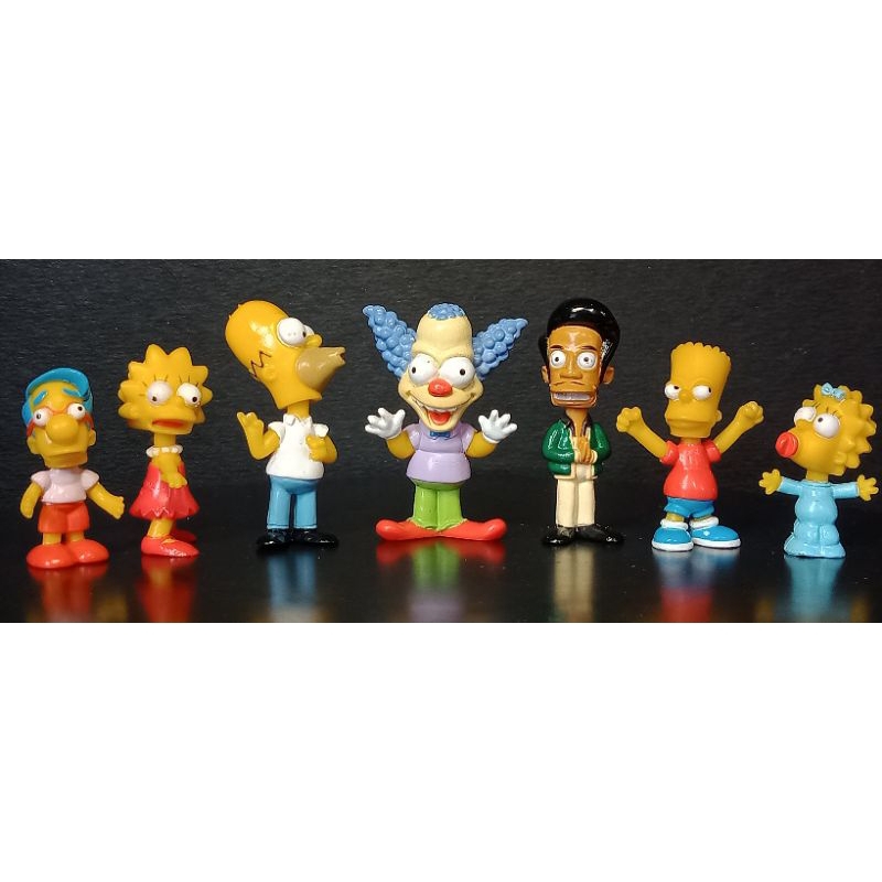 simpson set bubblehead minis toy set fox tyc | Shopee Philippines