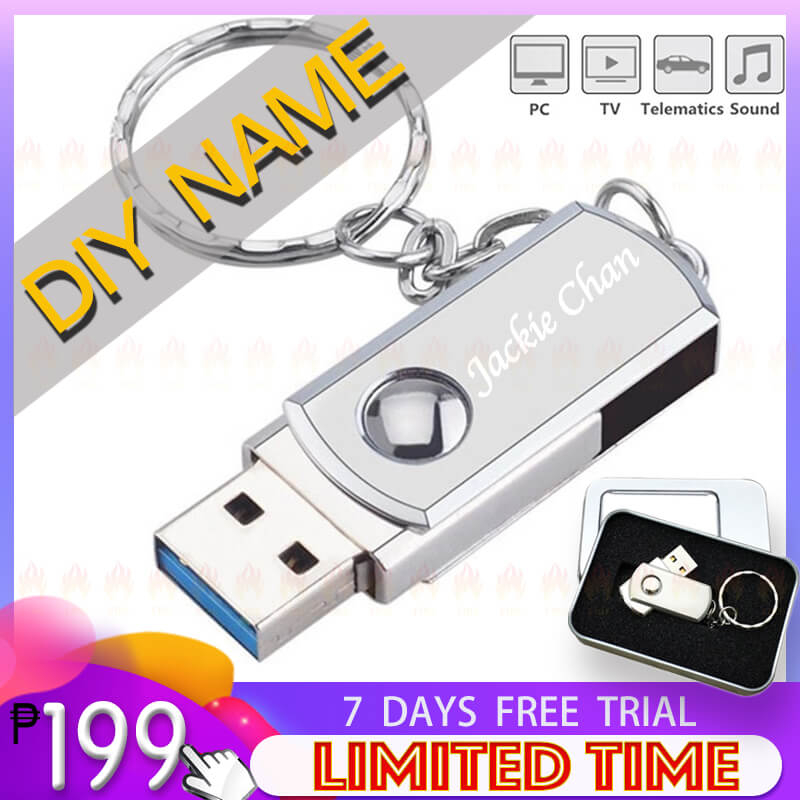 Personalized Flash Drive DIY (FREE NAME)32GB USB High Speed U Disk Data ...