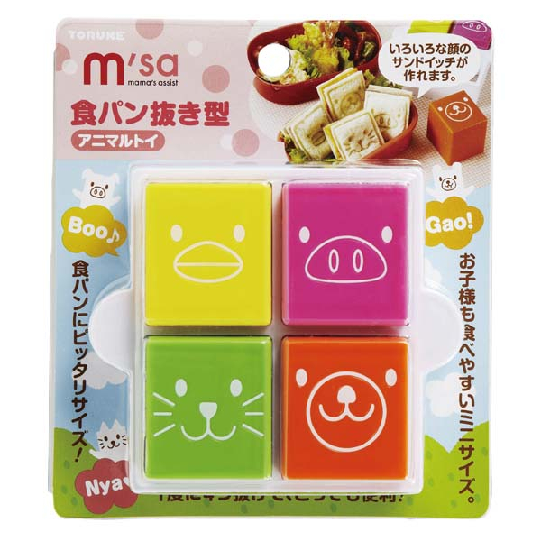 BENTO BABY PH MSA TORUNE ANIMALS BREAD CUTTER SANDWICH CUTTER BREAD ...