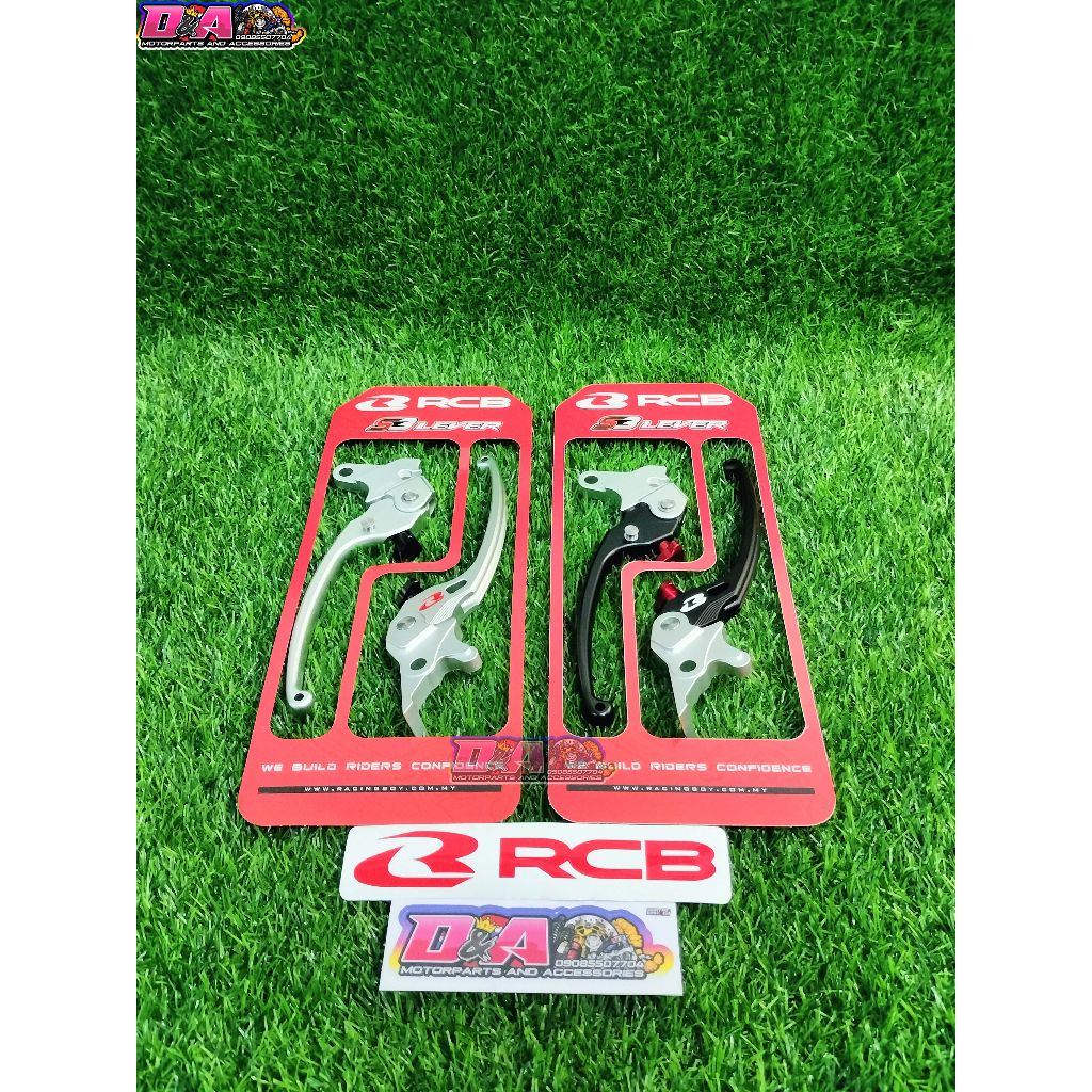 RCB Brake Lever S3 NMAX V1 and NMAX V2 (BLACK) And (SILVER) | Shopee Philippines