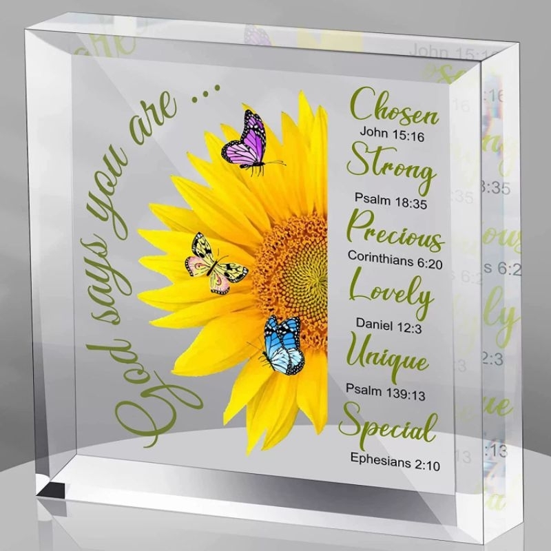 Bible verse acrylic decoration | Shopee Philippines