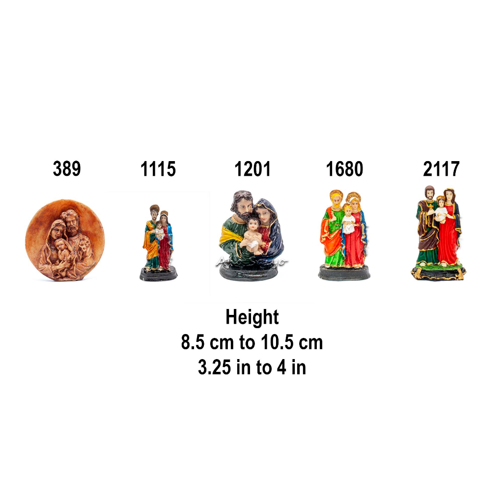 Small Holy Family Altar Statue - Religious Figurine for Sacred Devotion ...