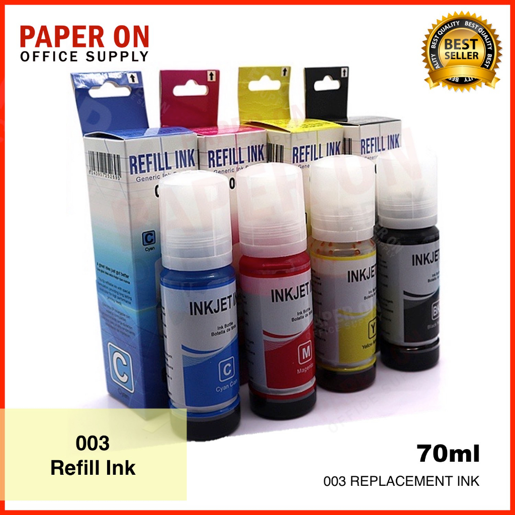 Refill Ink 003 For L3110 L3210 L3116 L3216 L3150 L3250 L3156 L5190 ...