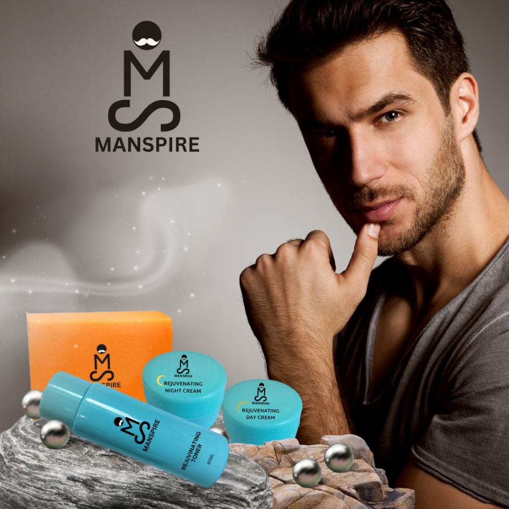 MANSPIRE SKIN REJUVENATING SET FOR MEN - GLOW KIT SKIN REPAIR AND ...
