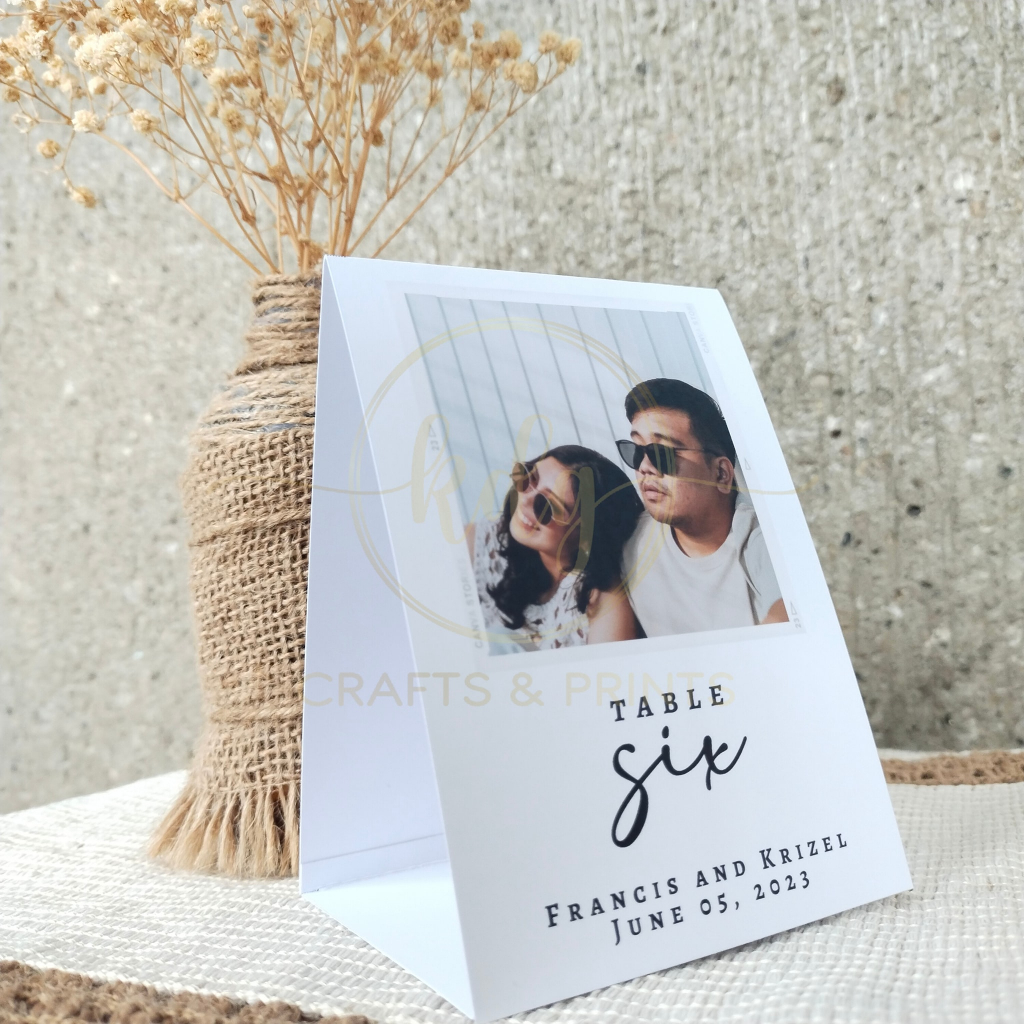 10 pcs - Folded Table Numbers / Tent Cards / Place Cards for Wedding ...