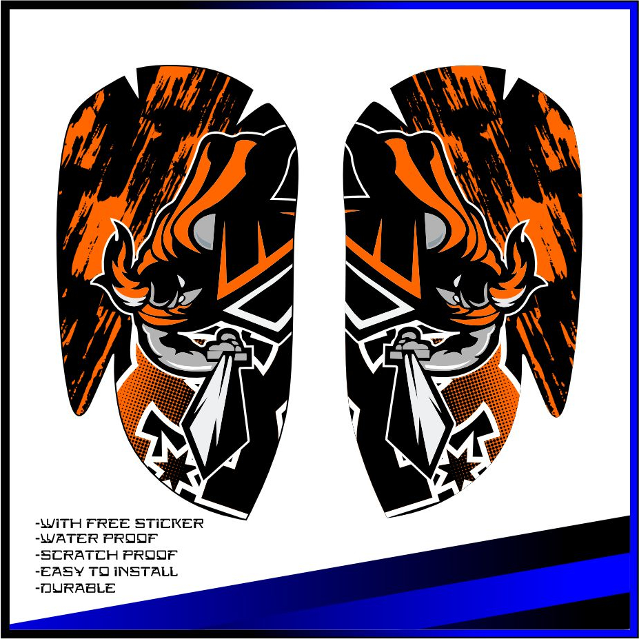 Bajaj 100a & 125a CT 100 SIDETANK Kawasaki sticker decals durable and ...