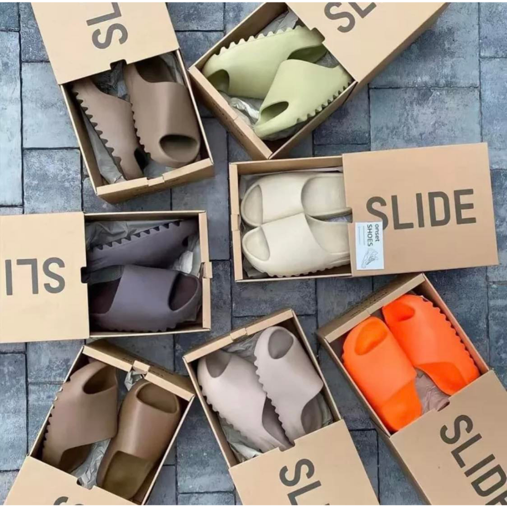 YEEZY SLIDES - TEXTURED (ROUGH) UA LEGIT | Shopee Philippines