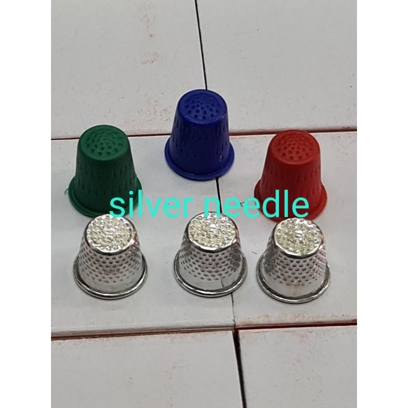 thimble dedal plastic and metal | Shopee Philippines
