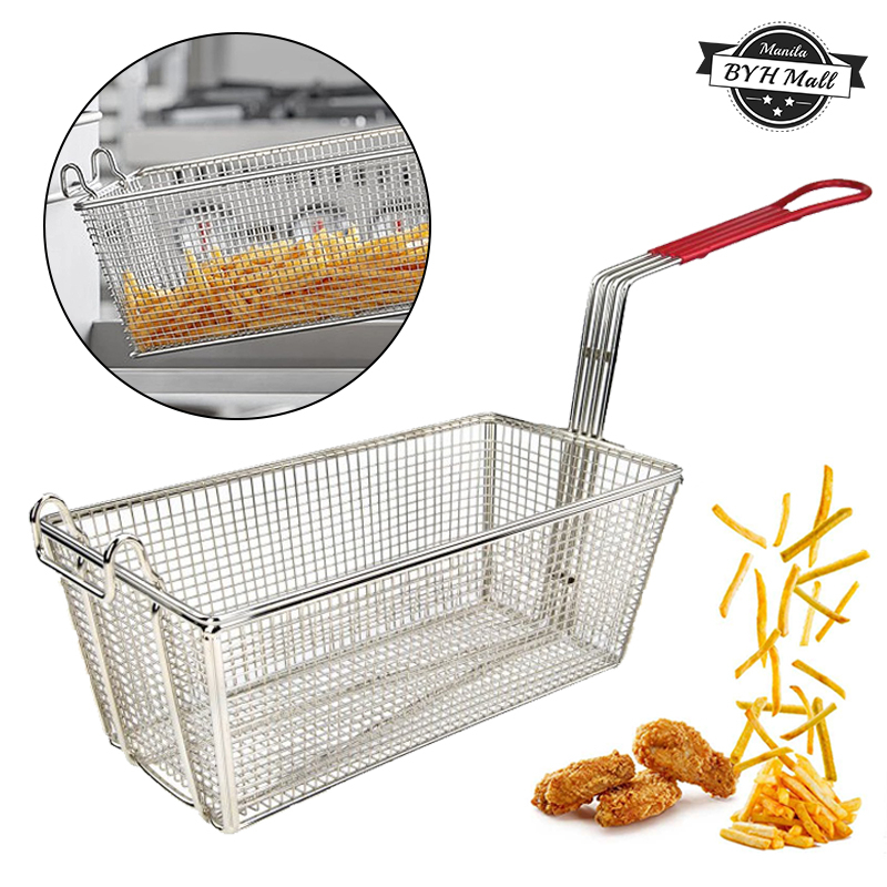 Long Handle Fries With Strainer Fryer French Fries Strainer For Frying ...