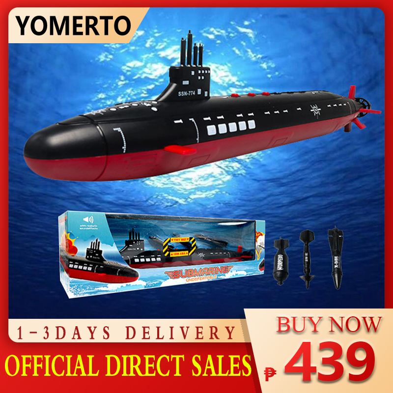 Yomerto Simulated Military Nuclear Submarine Torpedo Model with Light ...